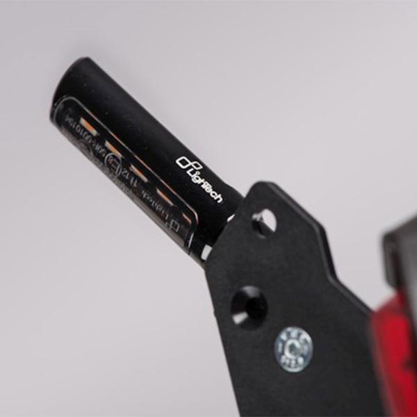 Lightech Pair of Direction Indicator Led Ligh Turn Black Aluminium