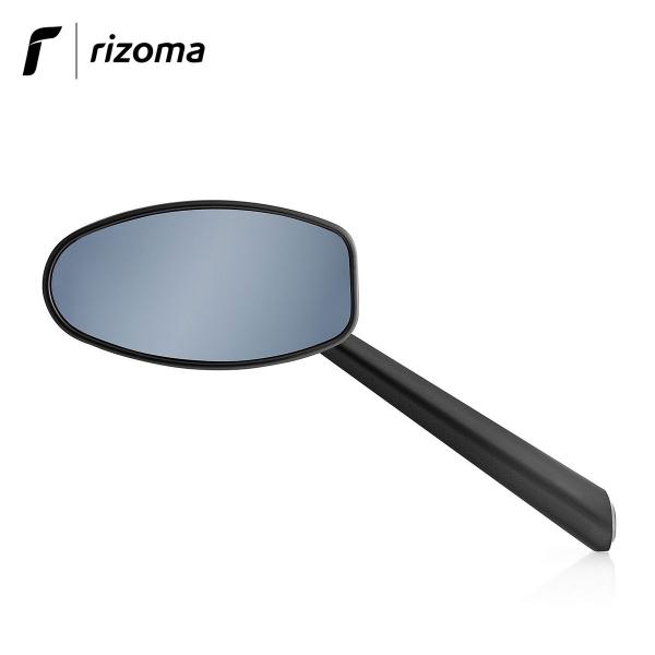 Rizoma Dynamic Aluminum Mirror Not Approved Black Color - Bs080b
