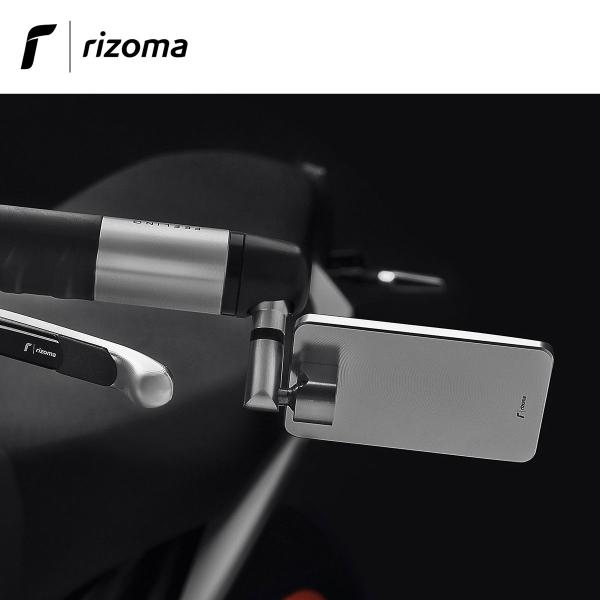 Rizoma Quantum End Aluminum End-bar Mirror Not Approved Silver