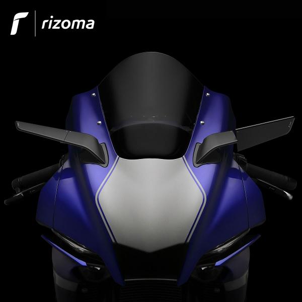 Rizoma Stealth Aluminum Mirror Not Approved Thunder Grey Color for