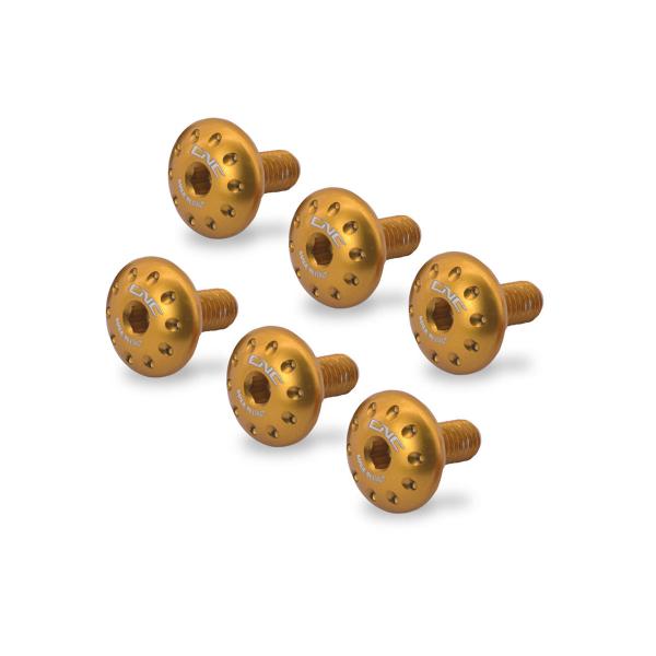 Cnc Racing Gold Radiator Side Cover Screw Kit Ducati Monster 1200S