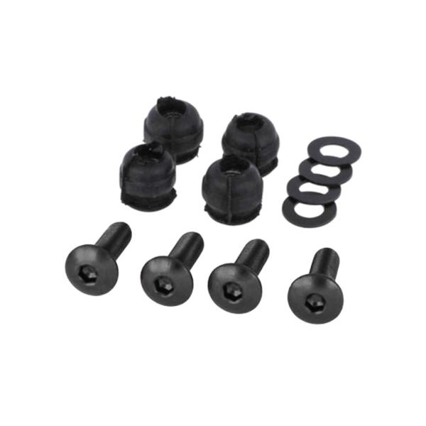 Cnc Racing Black Original Windshield Screw Kit Aprilia Rs660