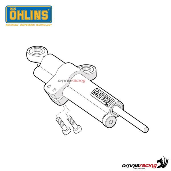 Linear Steering Damper Ohlins Sd 000 with Fitting Kit for Yamaha