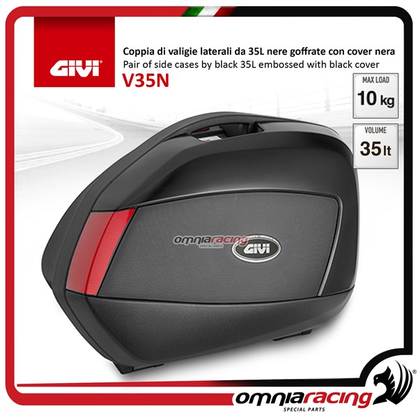 GIVI V35N valigie Monokey side V35 coppia laterali in ABS nero - V35N ...