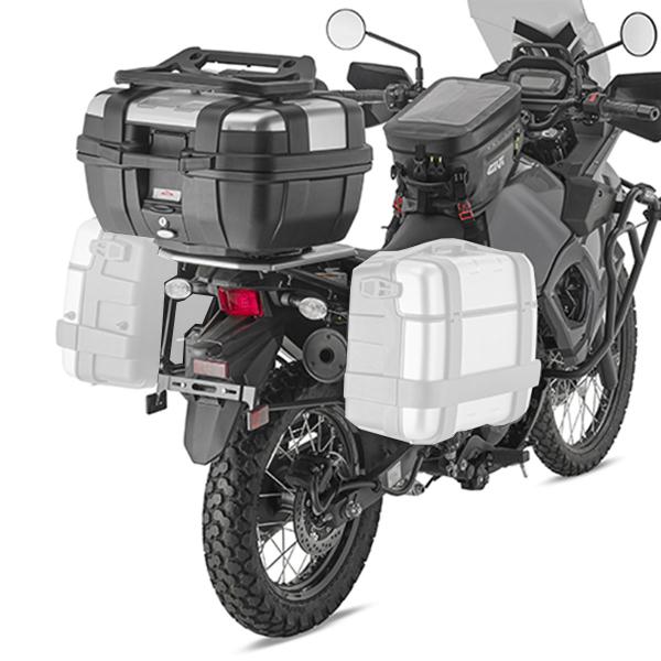 Portavaligie laterale staffe Givi Monokey Kawasaki KLR650S 2023-2024