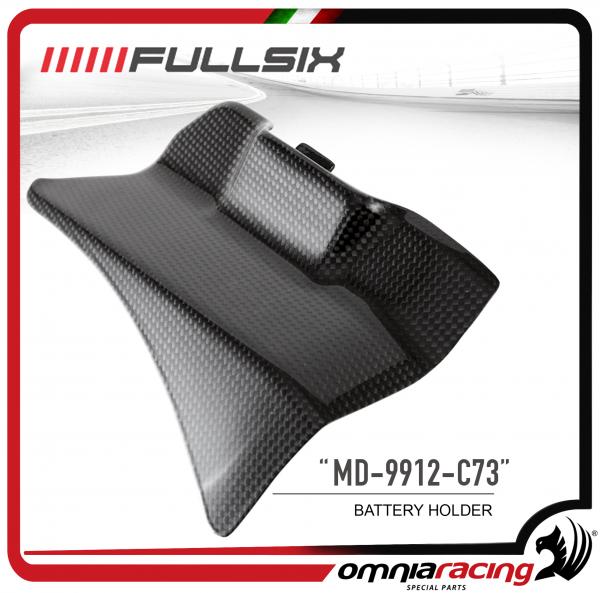 FULLSIX Battery Holder in glossy Carbon Fiber for Ducati 899 1199 1299 ...