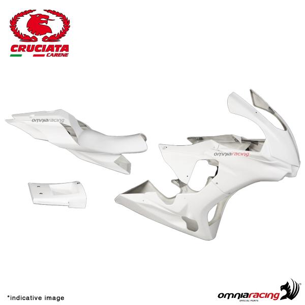Racing Fairings Fiberglass Cruciata Front Fairing and Rear Seat Fairing ...