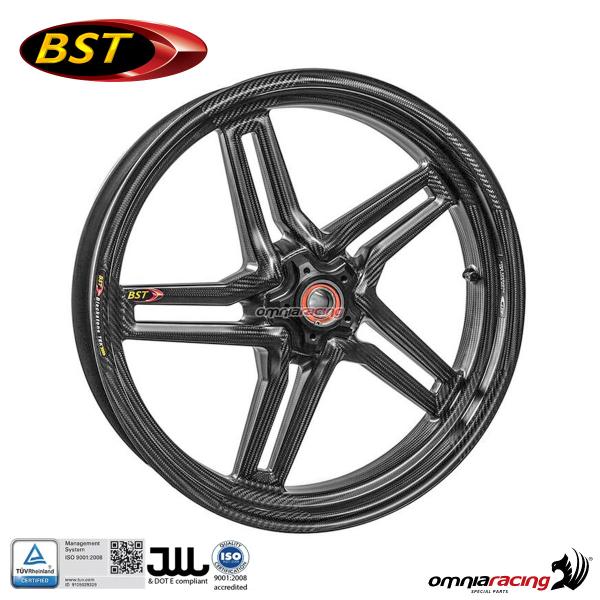Bst Rapid Tek 10 Spoke Pair of Carbon Fiber Wheels for Ducati