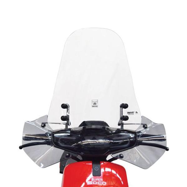Isotta Transparent Windscreen Super Soco Cux 2019-2023 - Sc4211-a