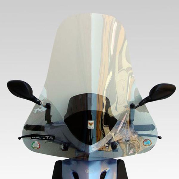 Isotta Transparent Windscreen Kymco Agility 125 2008-2017 - E604-a