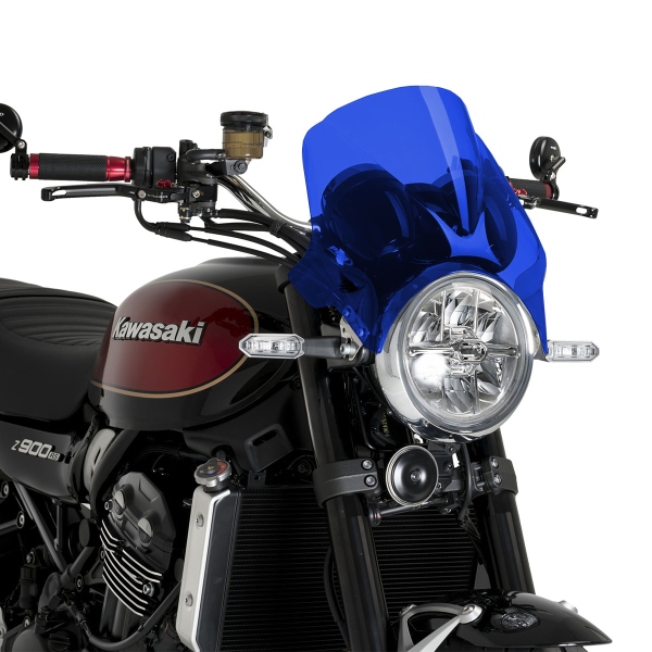 Puig Blue Windy Screen Kawasaki Z900rs 2017-2025 - 21351A 0001