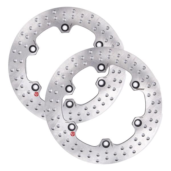 Braking R-fix Front Pair of Brake Discs Honda Vfr R 400 1986