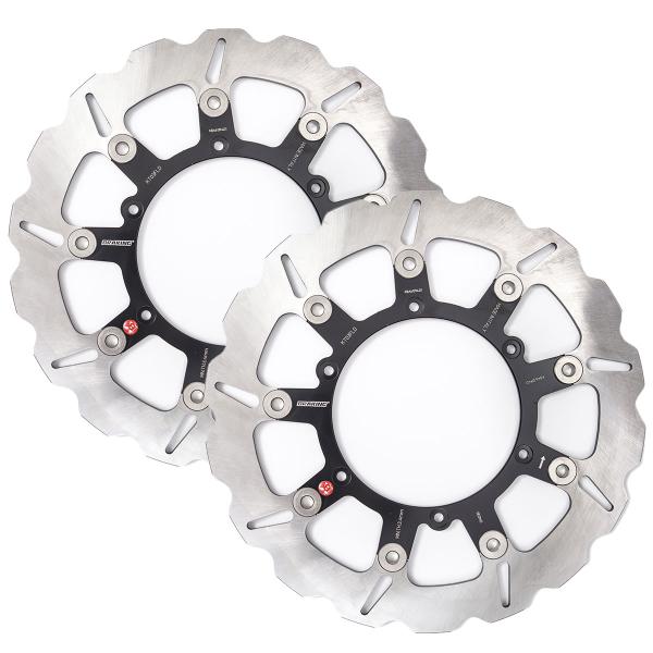 Braking W-flo Front Pair of Brake Discs Ktm Lc8 Adventure 950