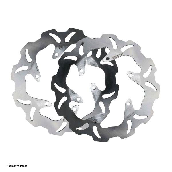 Braking W-fix Front Pair of Brake Discs Honda Vfr R 400 1987-1988