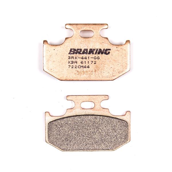 Braking 722CM44 Brake Pads Cm44 Rear for Yamaha Tt250r in Material