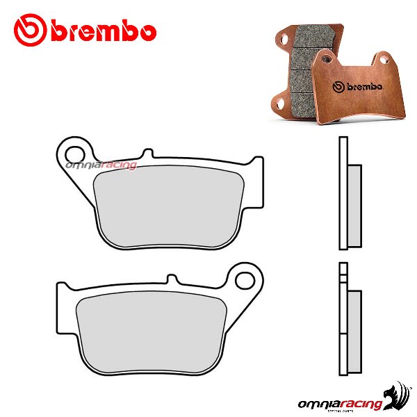 Brembo Rear Brake Pads Xs Sintered for Yamaha Smax 155 2015