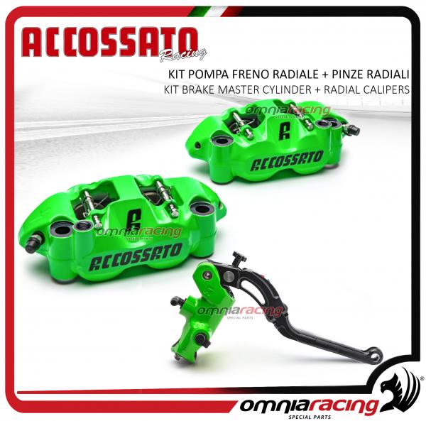 Accossato Kit Monoblock Forged Brake Calipers 108mm Brake Master ...