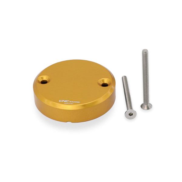 Cnc Racing Front Brake Gold Fluid Reservoir Cap Streaks Ducati