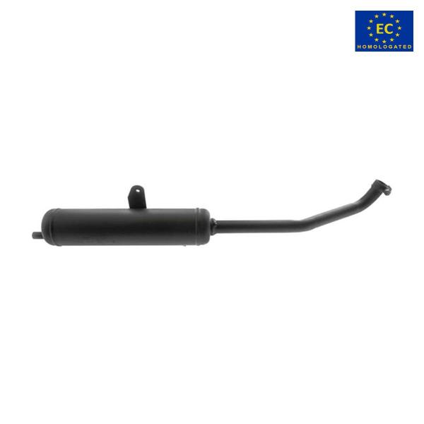 Leovince Sitoplus Complete Exhaust Steel Approved Piaggio Boss 50