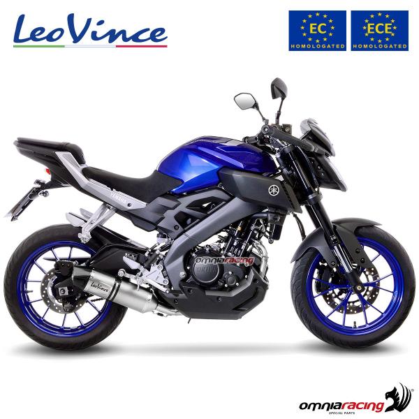 Leovince Lv One Evo Complete Exhaust Steel Approved Yamaha Mt125