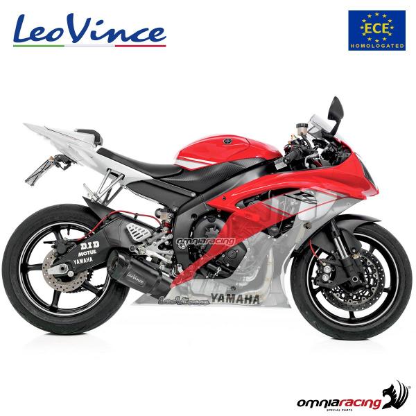 Leovince Full Exhaust System Factory S Carbon Racing for Yamaha R6 2006 ...