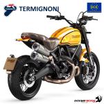 Termignoni Slip-on Exhaust System Approved Titanium Ducati Scrambler