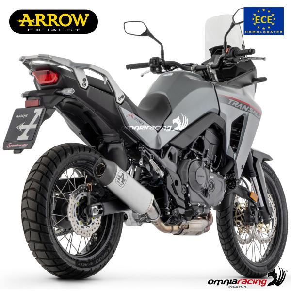 Terminale di scarico Arrow Indy Race omologato in alluminio per