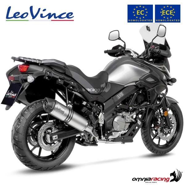 Terminale scarico Leovince LV ONE EVO omologato acciaio Suzuki