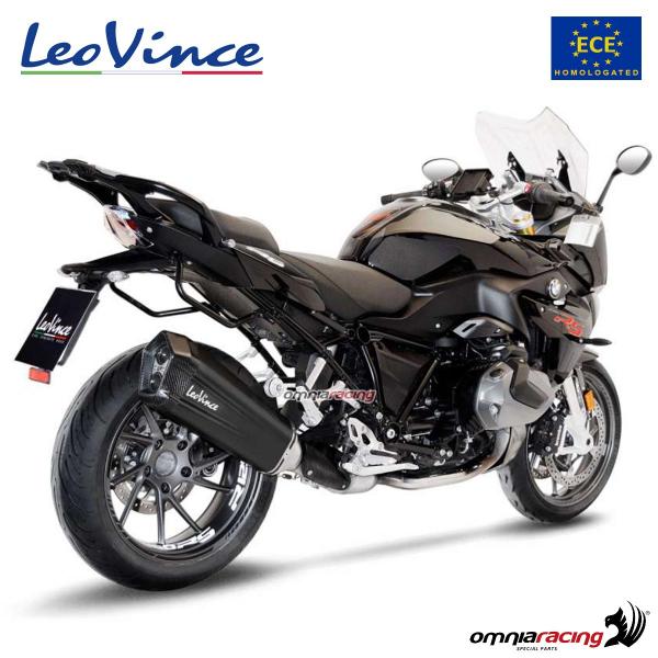 Leovince Lv12 Exhaust Black Steel Approved Slip-on Bmw R1250r Rs