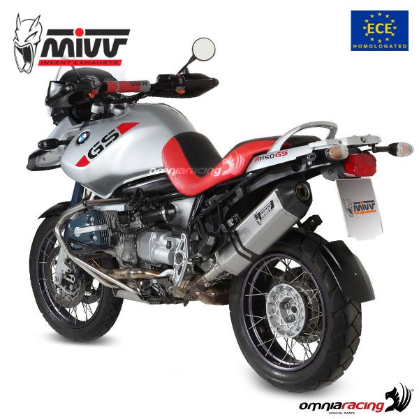 Mivv Exhaust Slip-on Speed Edge Approved Steel Bmw R1150gs 1999-2003