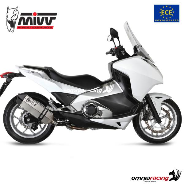 Mivv Exhaust Slip-on Speed Edge Approved Steel Honda Integra 700