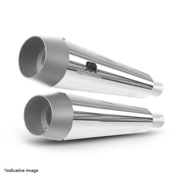 Redthunder Exhaust Slip-on Approved Satin Harley Davidson Softail