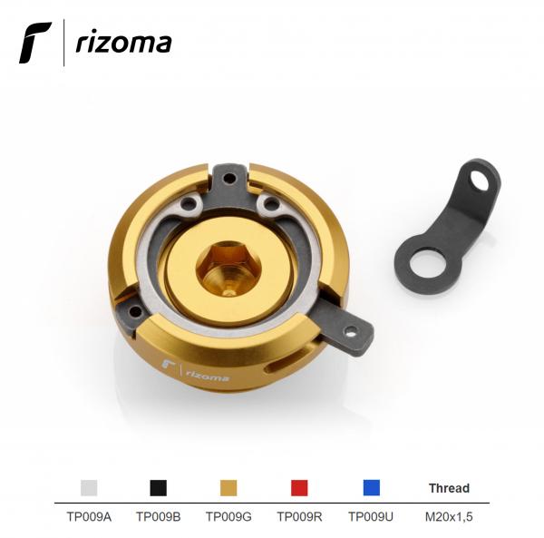 Rizoma Engine Oil Cap Gold Color for Suzuki Gsr750 Gsxs750 Tutti