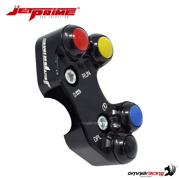 Jetprime Right Handlebar Switches Brembo Pump 4 Button in Aluminum