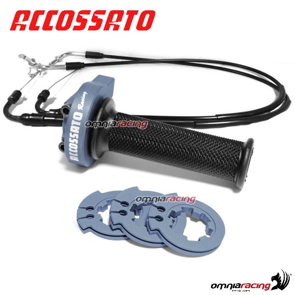 Quick Throttle Control Accossato Titan Ergal W Cables & Grips