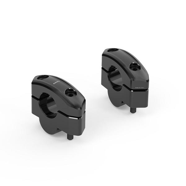 Rizoma Black Raised Risers Bmw R1300gs 2023-2024 - Zbw111b 0001