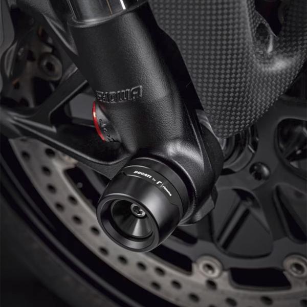 Rizoma Front Black Wheel Axle Protection Ducati Multistrada V4 S