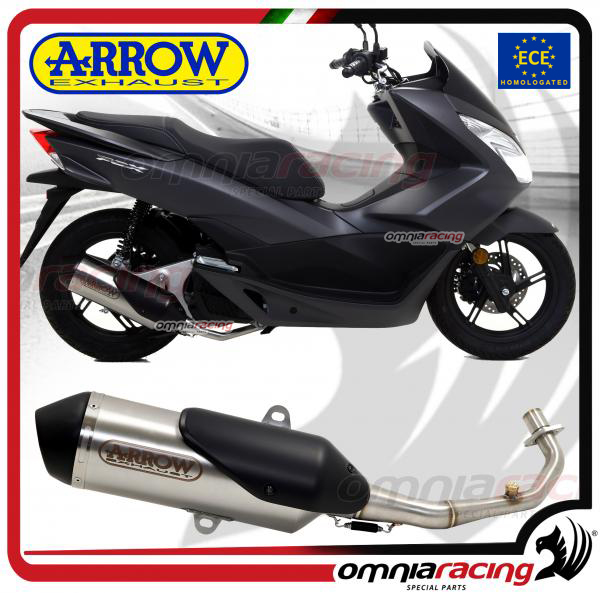 Arrow Full Exhaust System Urban Aluminium Silencer for Honda Pcx 125 ...