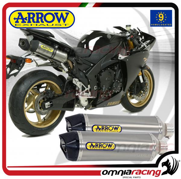 Arrow Pair Exhausts Race-tech Aluminium Homologated for Yamaha Yzf R1 ...