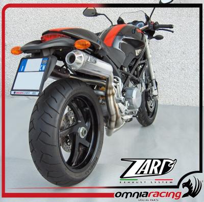 Zard Titanium Homologated High Mount Full Exhaust System for Ducati ...