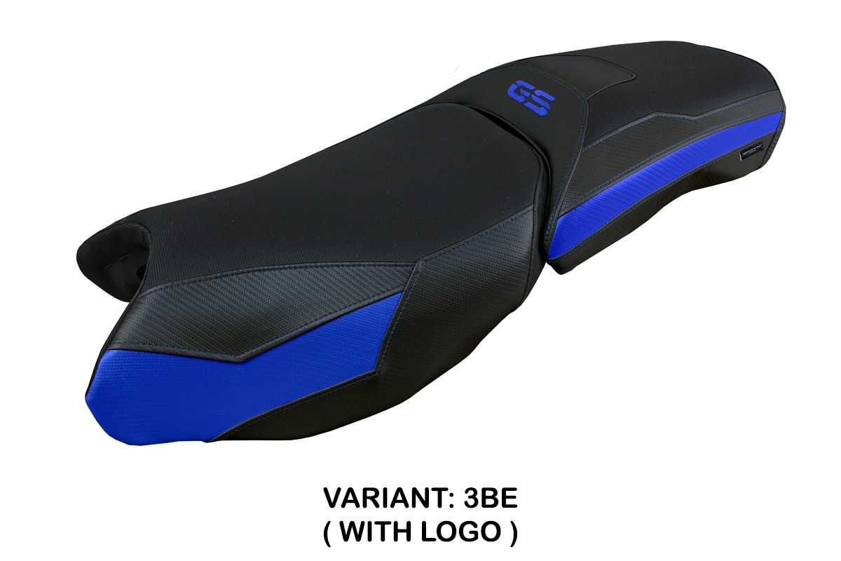 Saddle Covering Perth Standard Blue with Logo Bmw R1250gs Adventure