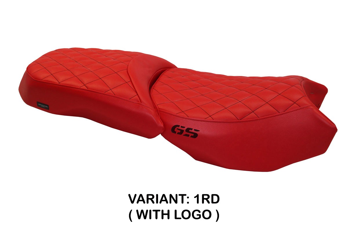 Saddle Covering Iconic Standard Red with Logo Bmw R1200gs Adventure
